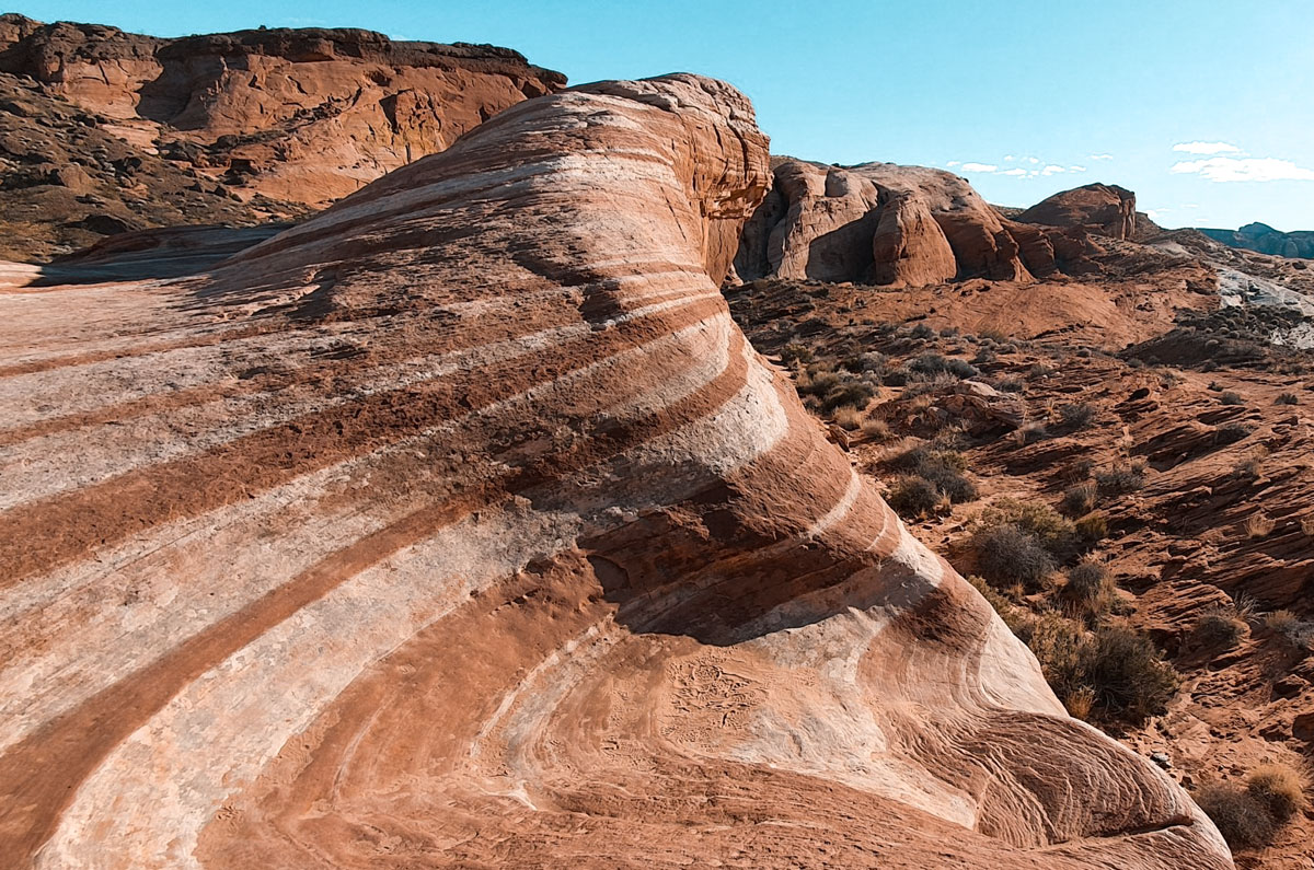 The Fire Wave - Skamieniałe Wydmy w Valley of Fire Stare Park - Nevada